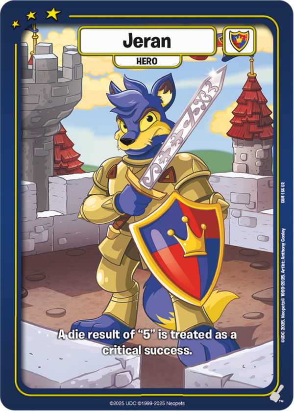 Main Characters Champions of Meridell - Upper Deck