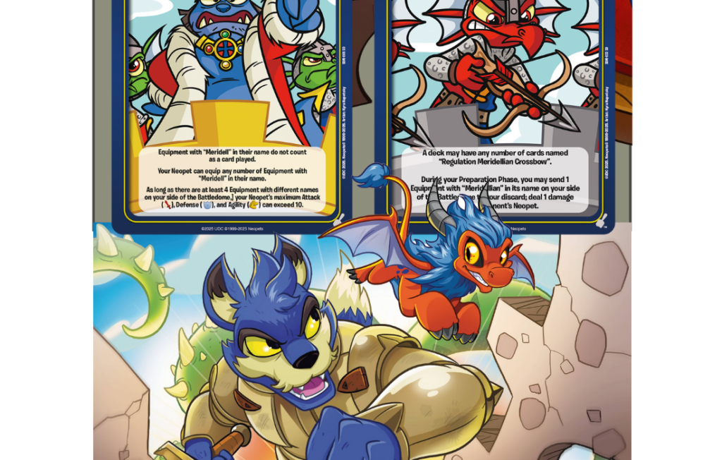 Neopets Champions of Meridell - Upper Deck