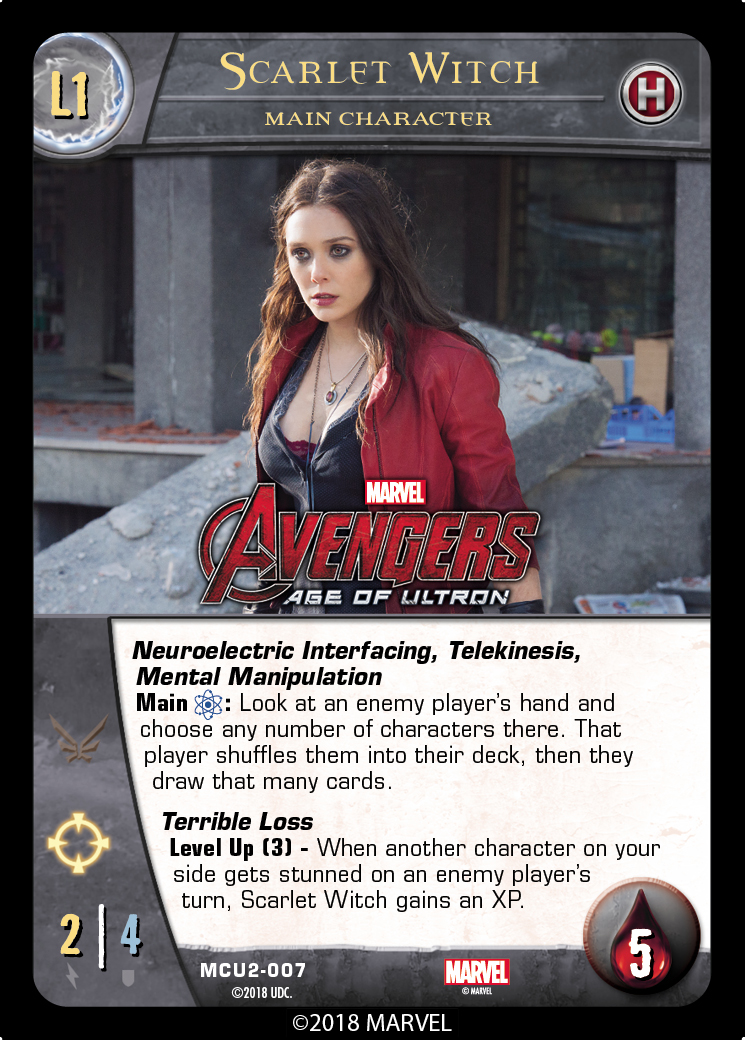 Vs. System 2PCG: MCU Heroes Card Preview - Power Couple - Upper Deck
