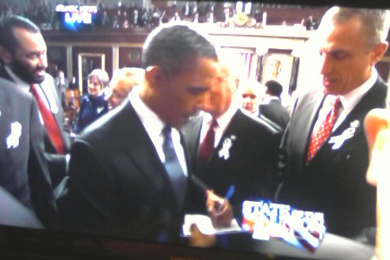 Getting the President’s Signature of Approval - Upper Deck