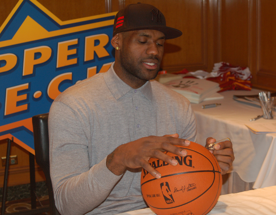 LeBron Signs Only for Upper Deck - Upper Deck