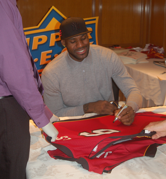 LeBron Signs Only for Upper Deck - Upper Deck