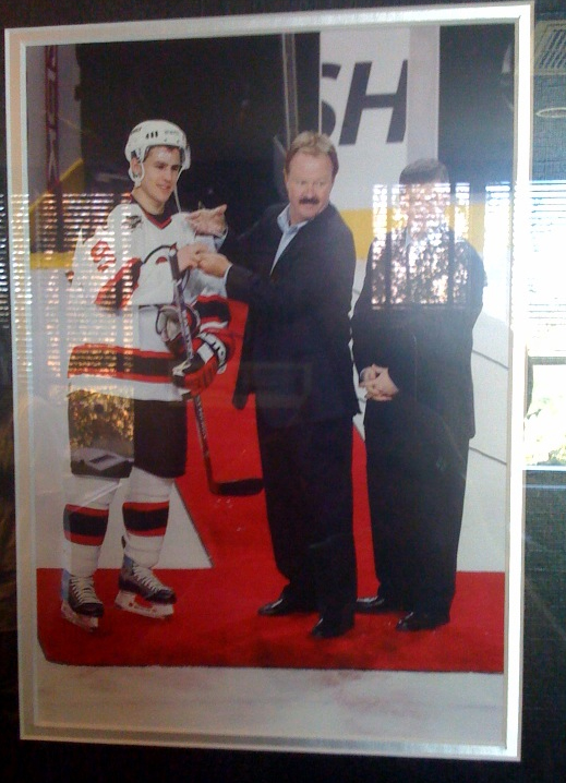 Brag Photo: Richard’s Office – Handing Out the Trophy - Upper Deck