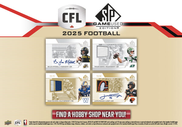 2025 SP Game Used CFL - Upper Deck