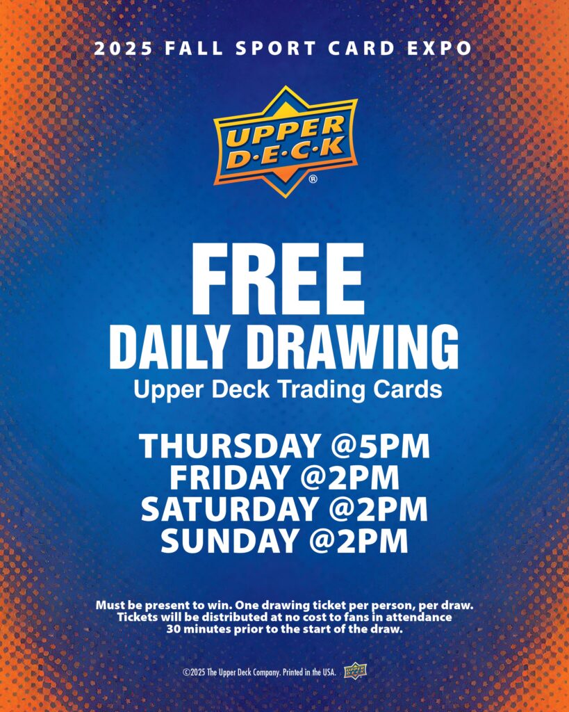 2025 Fall Sport Card & Memorabilia Expo - Upper Deck