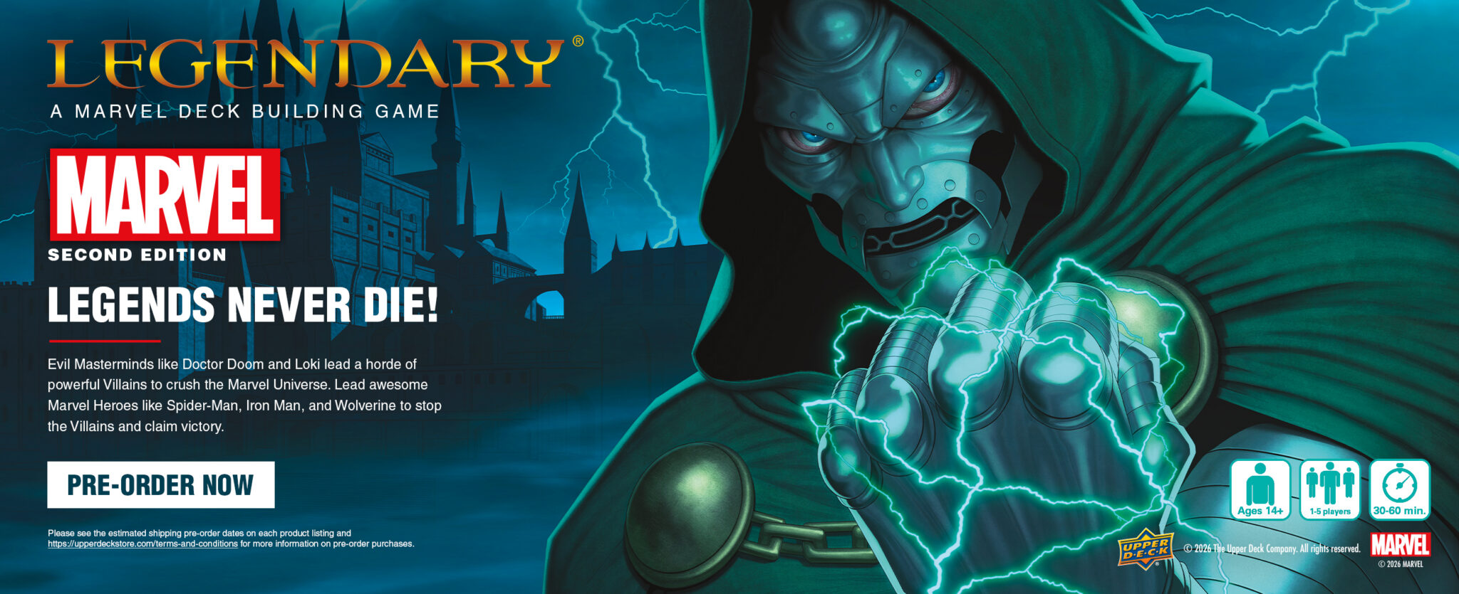 Discover Legendary Marvel Second Edition - Upper Deck